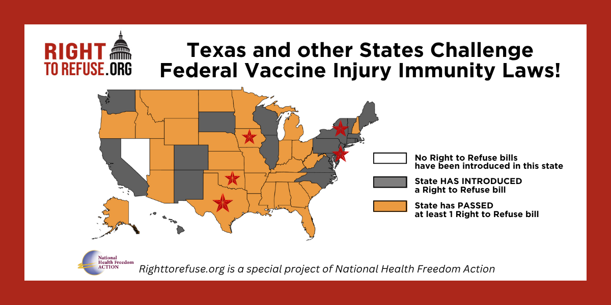 Texas and other States Challenge Federal Vaccine Injury Immunity Laws ...